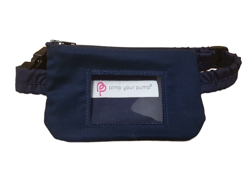 School uniform Pump Pouch Navy with vinyl screen » Pimp Your Pump